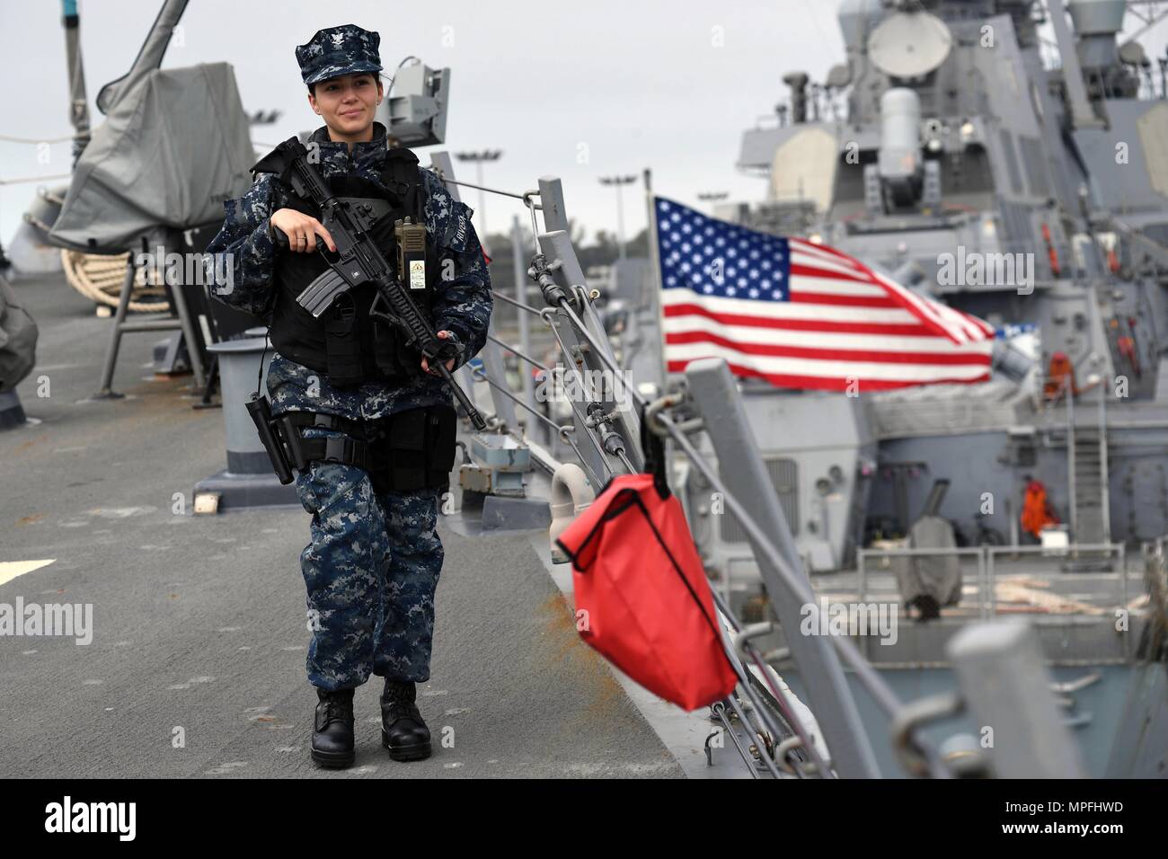 170305-N-JI086-023 ROTA, Spain (March 5, 2017) Ship's Serviceman 3rd ...