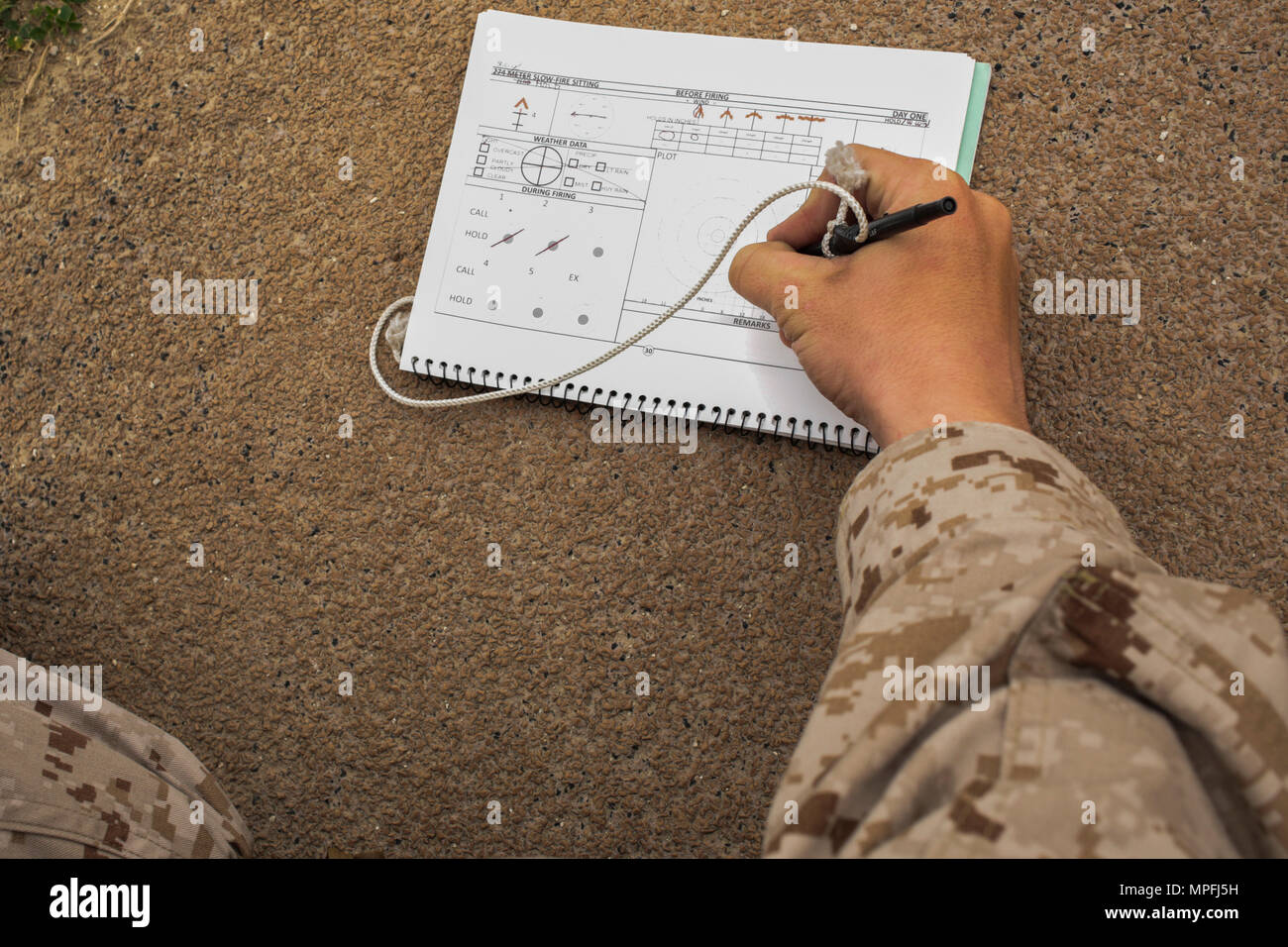 A U.S. Marine Corps Recruit with Company E., 2nd Training Battalion ...