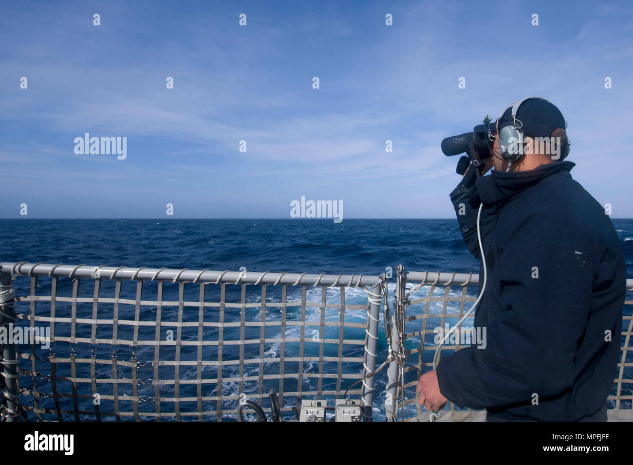 OCEAN (April 10, 2017) Seaman Hunter Marema, from Missoula, Mont ...