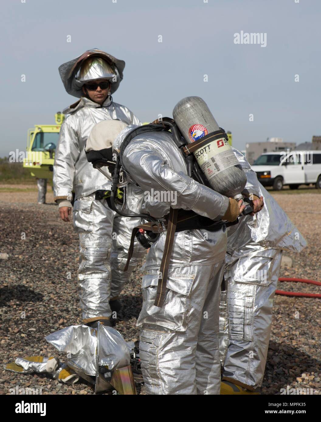 Aircraft Rescue and Firefighting Marines with Headquarters and ...