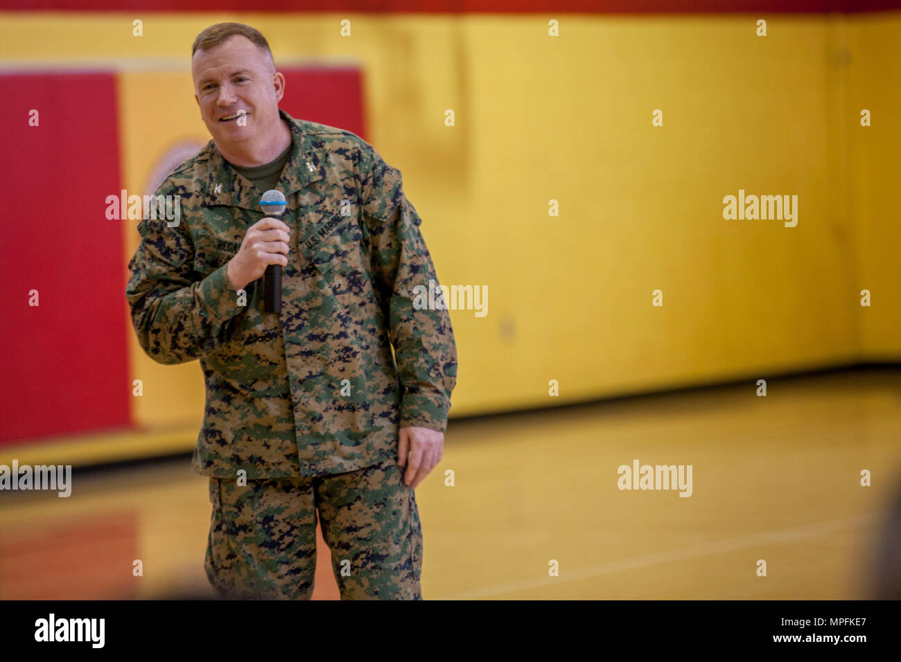 U.S. Marine Corps Col. Andrew M. Regan, commanding officer ...