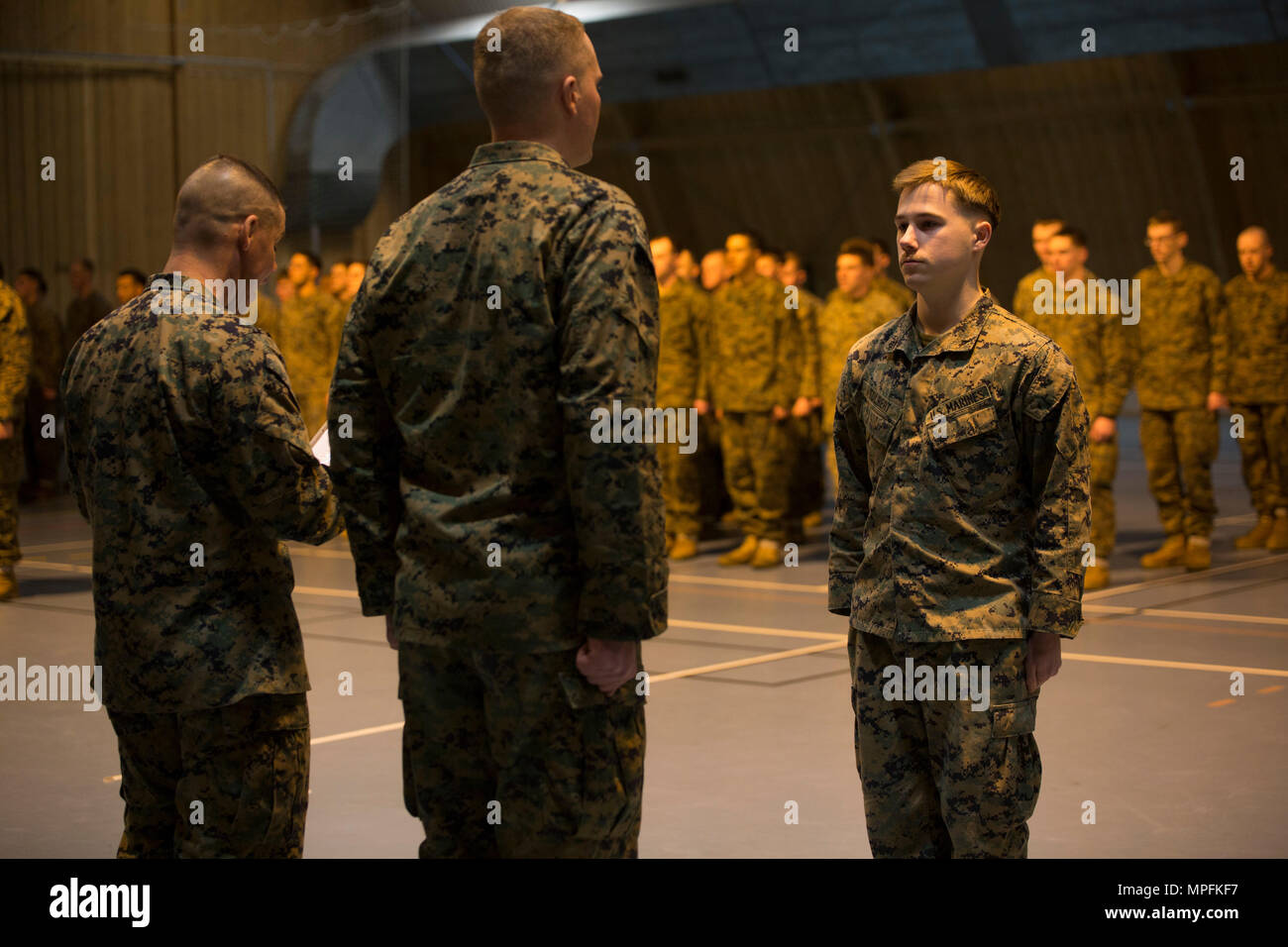 U.S. Marine Corps Lance Cpl. Zachary Tolbert, Marine Rotational Force ...