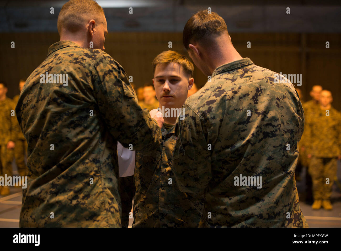 U.S. Marine Corps Lance Cpl. Zachary Tolbert, Marine Rotational Force ...