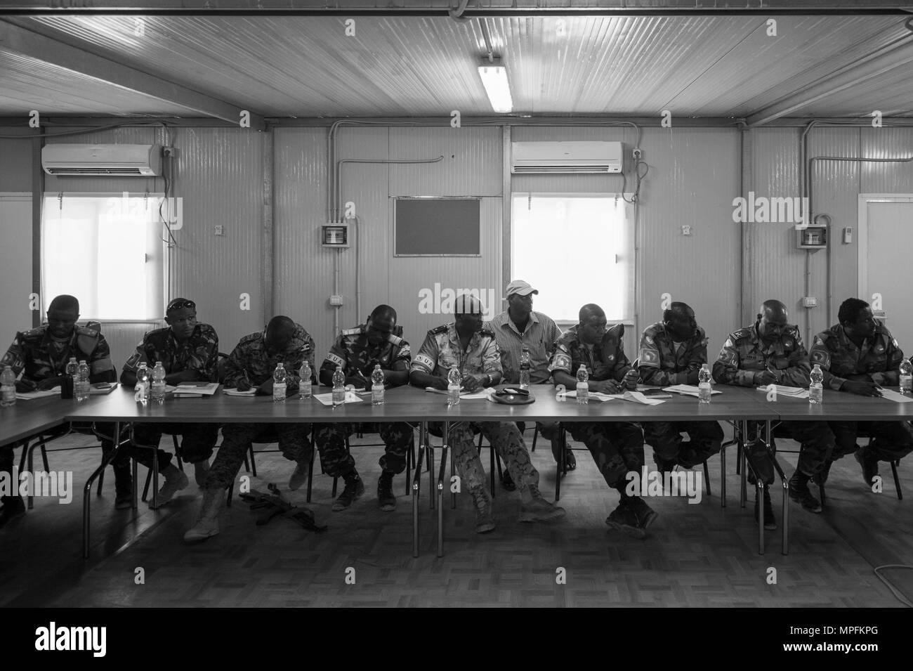 Media public communication training Black and White Stock Photos ...