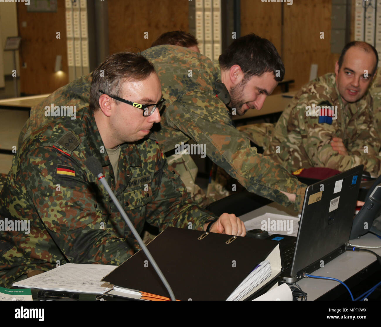 Grafenwoehr, Germany (March 3, 2017) - Soldiers from the German army ...