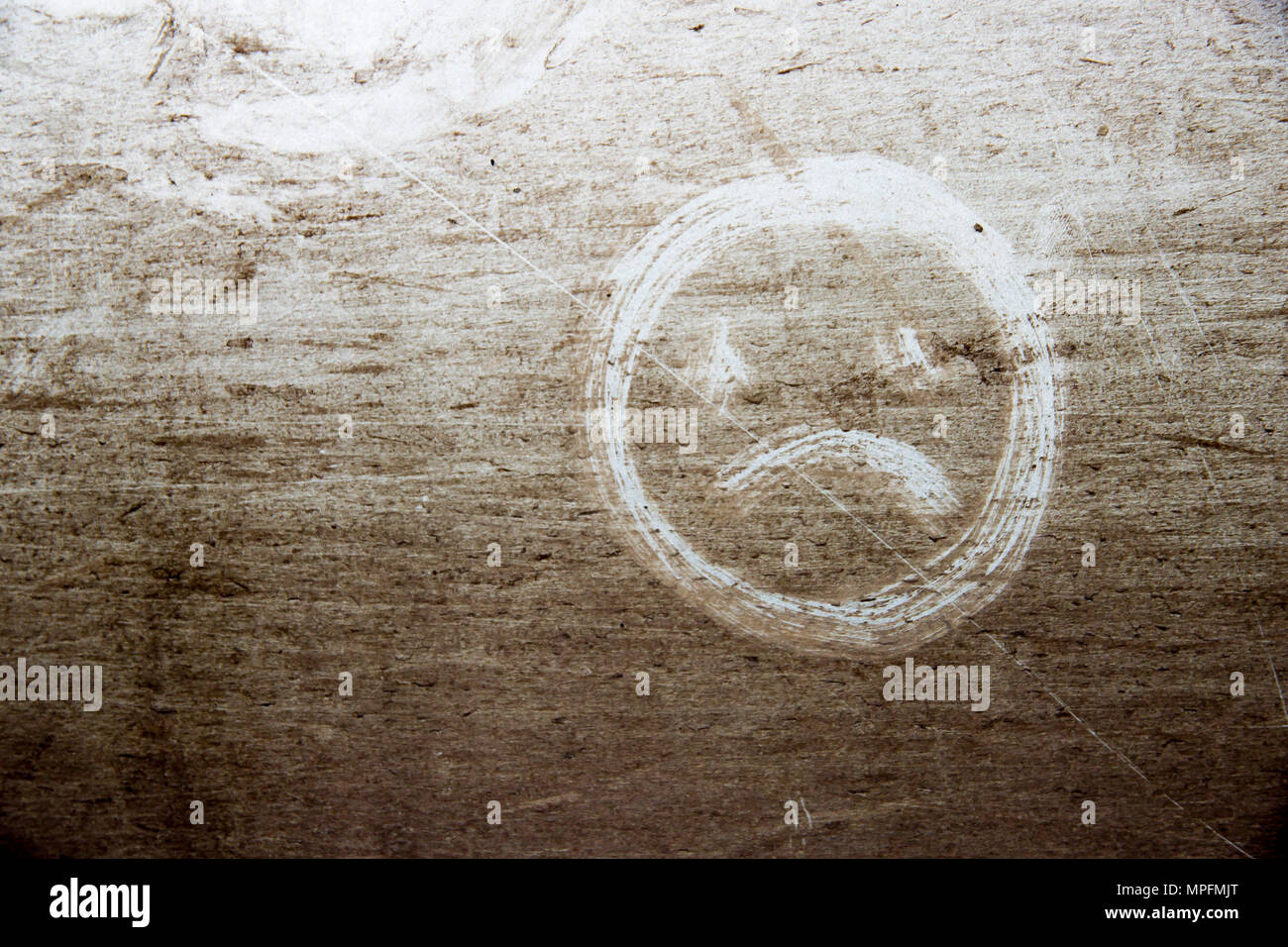 sad smiley on dusty surface of car's hood close up Stock Photo - Alamy