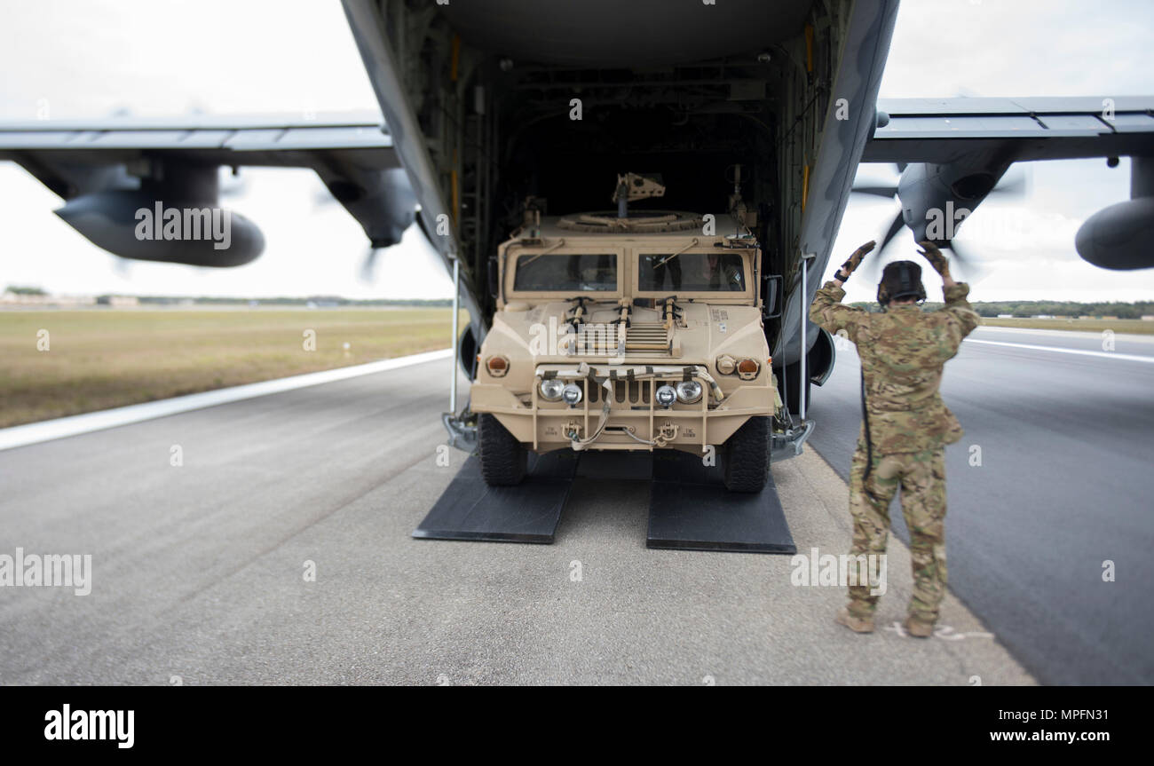 A U.S. Air Force loadmaster assigned to the 9th Special Operations ...