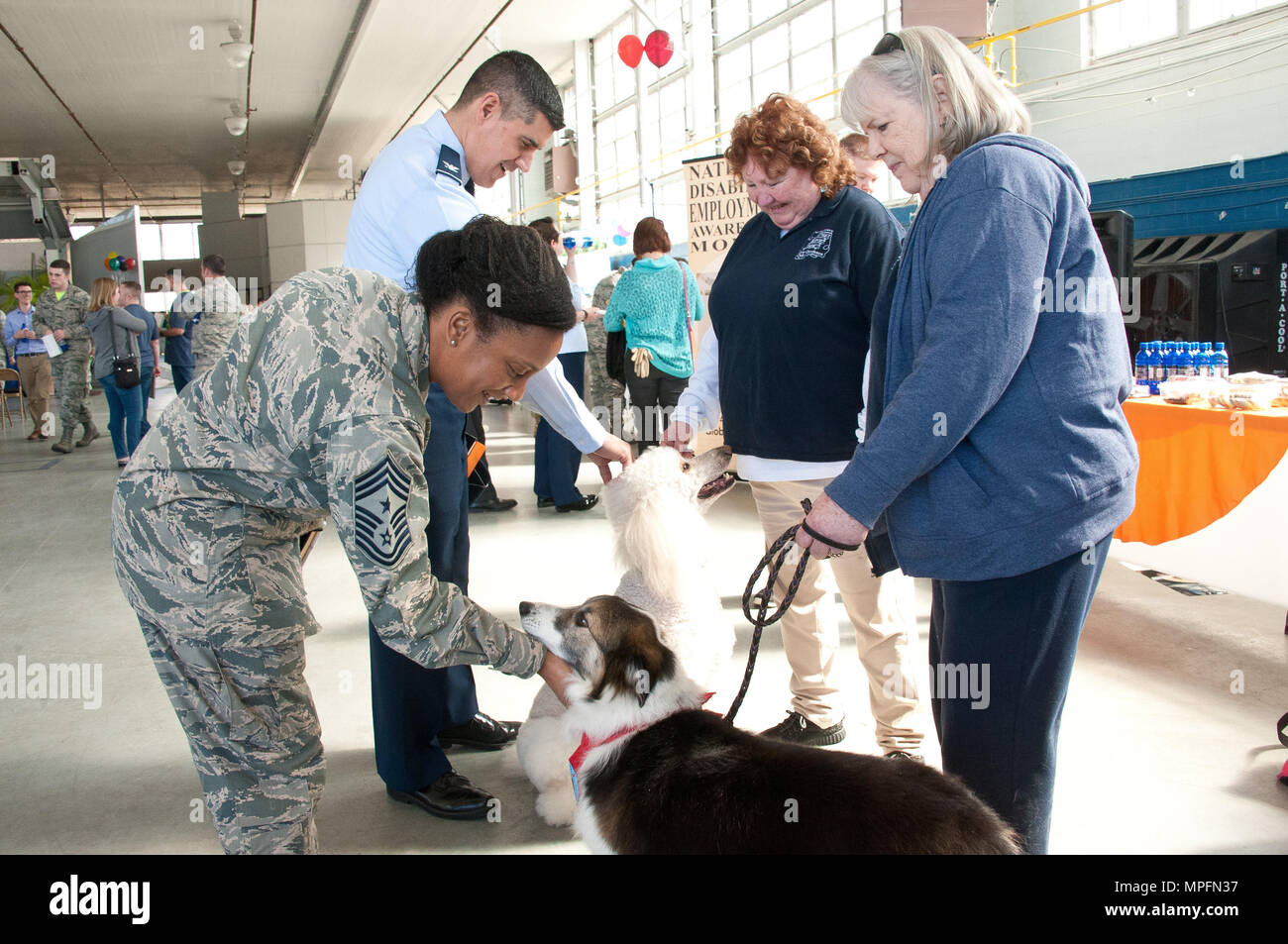 Maxwell AFB, Ala. - 42nd Air Base Wing Commander, Col. Eric Shafa, and ...