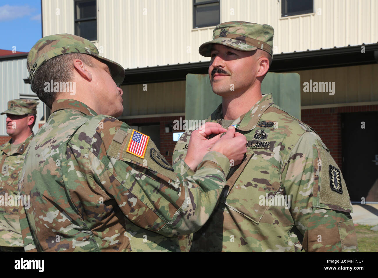 U.S. Army Lt. Col. Benjamin Lipari, Battalion Commander for the 192nd ...
