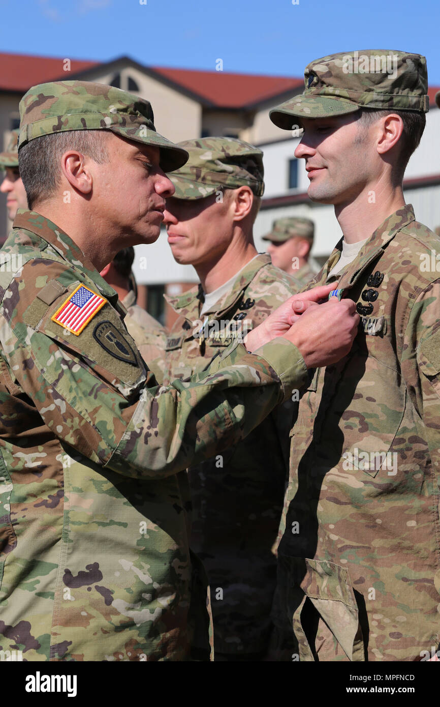 U.S. Army Lt. Col. Benjamin Lipari, Battalion Commander for the 192nd ...