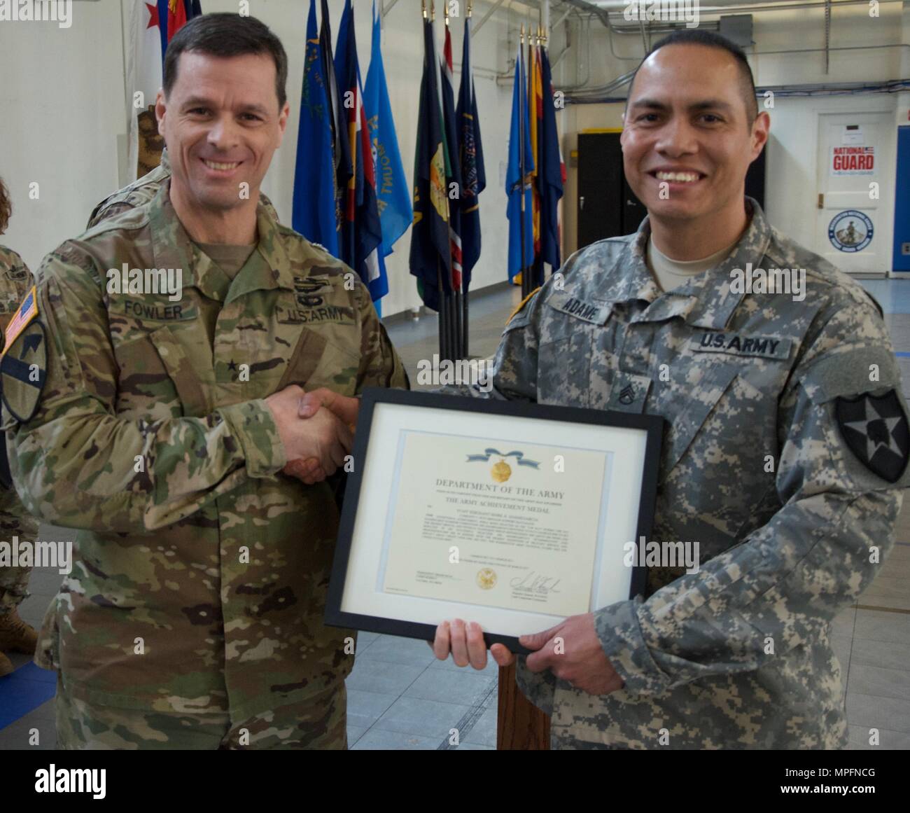 BG Christopher Fowler, Land Component Commander, Washington Army ...