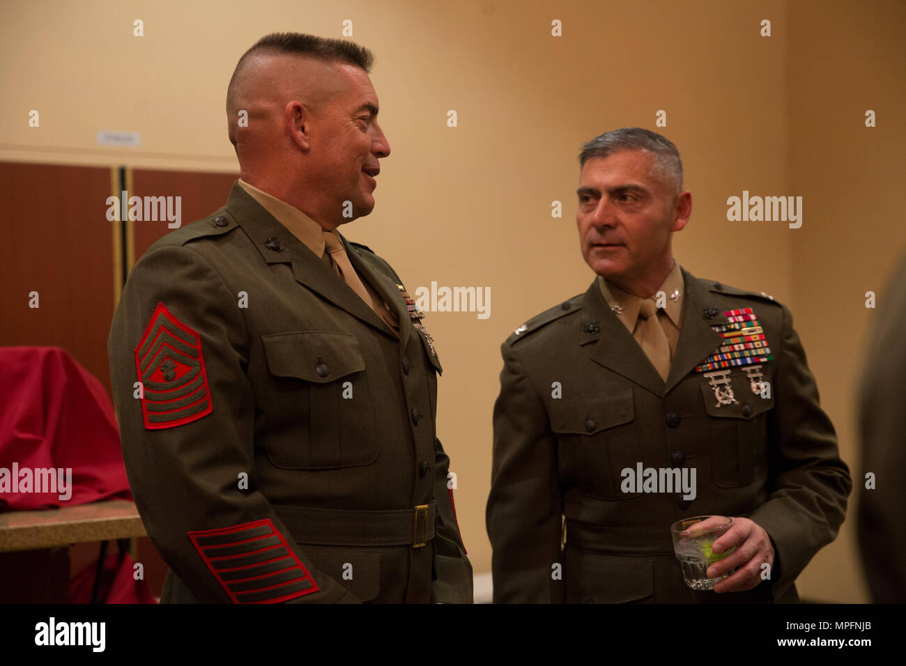 Col. Phillip Frietze, the commanding officer of Headquarters Regiment ...