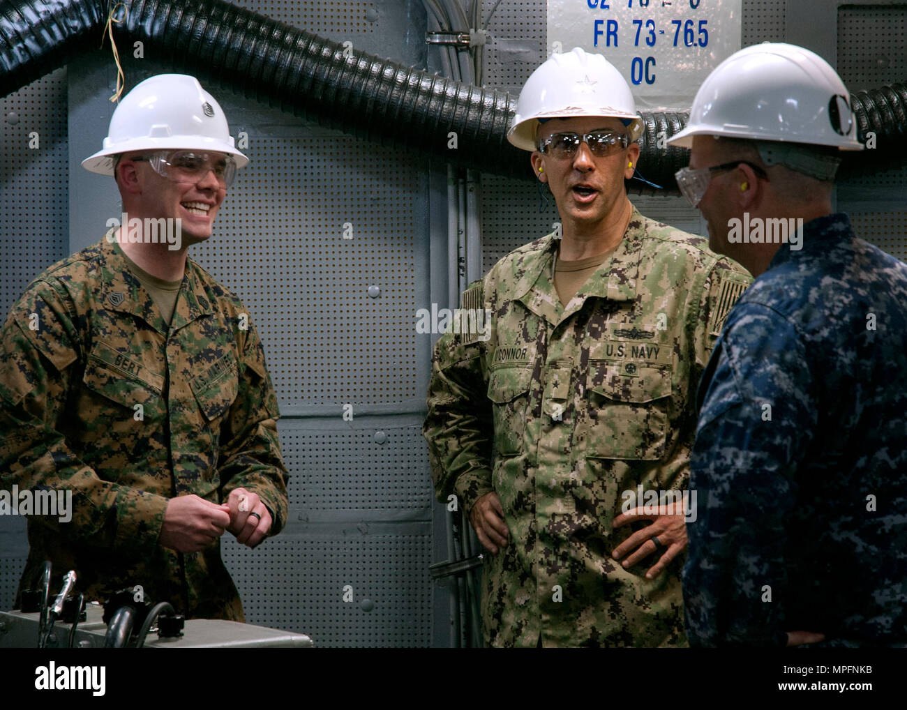 170307-N-UG095-146 SAN DIEGO (March 7, 2017) Rear Adm. Cathal O’Connor ...