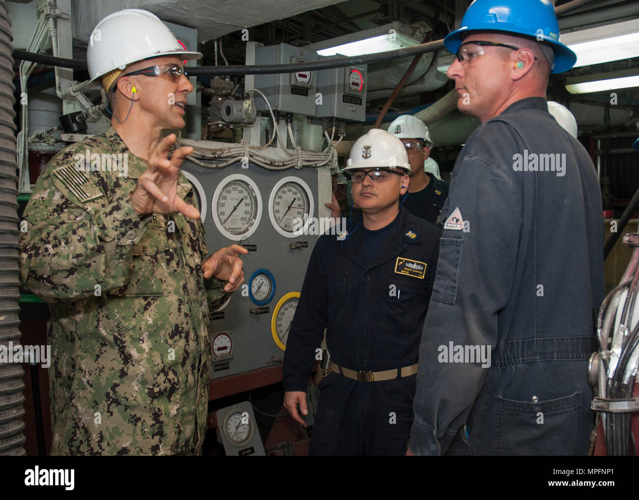170307-N-UG095-085 SAN DIEGO (March 7, 2017) Rear Adm. Cathal O’Connor ...