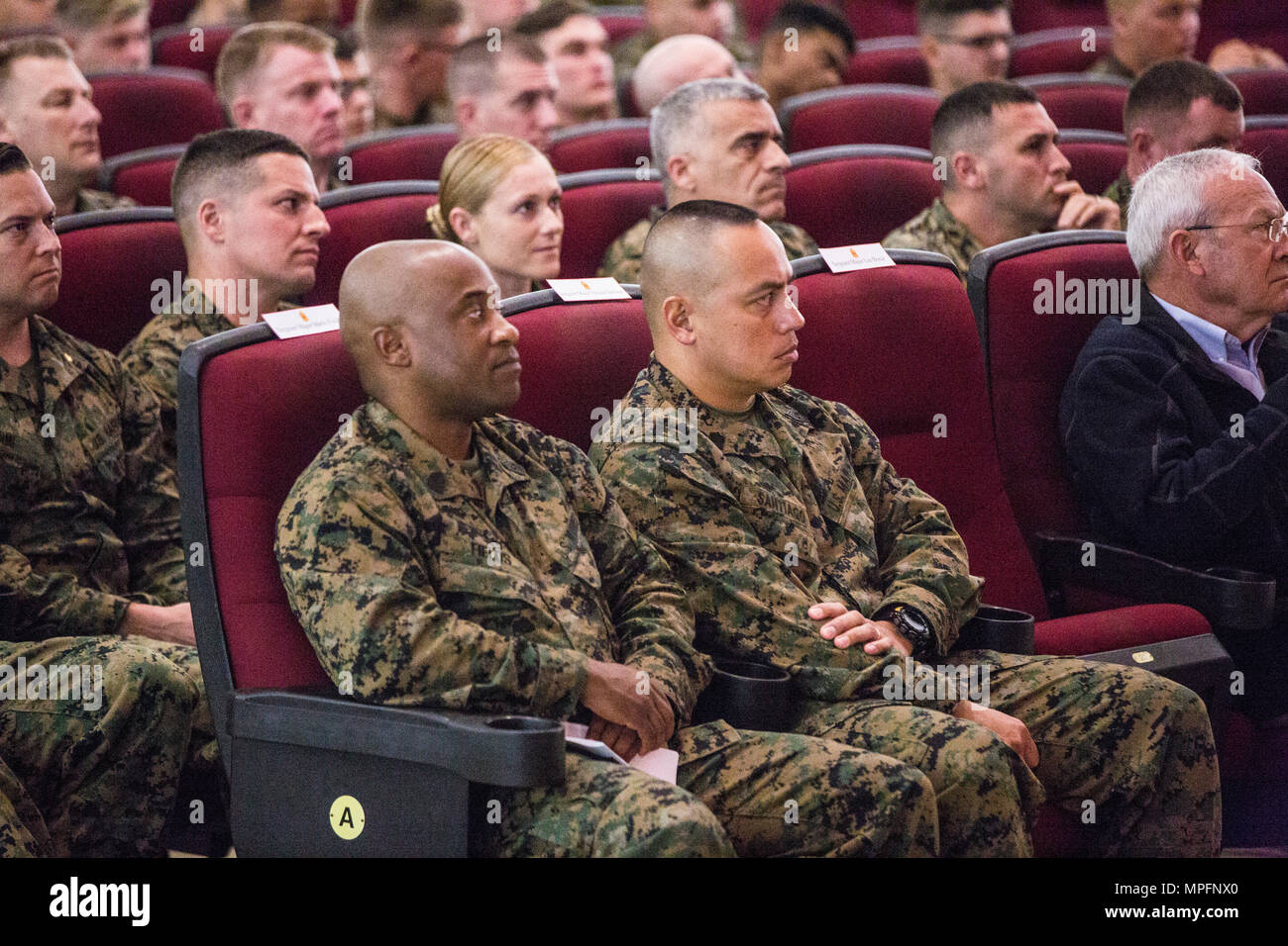 U.S. Marines with 3d Marine Division, 4th Marine Regiment celebrate the ...