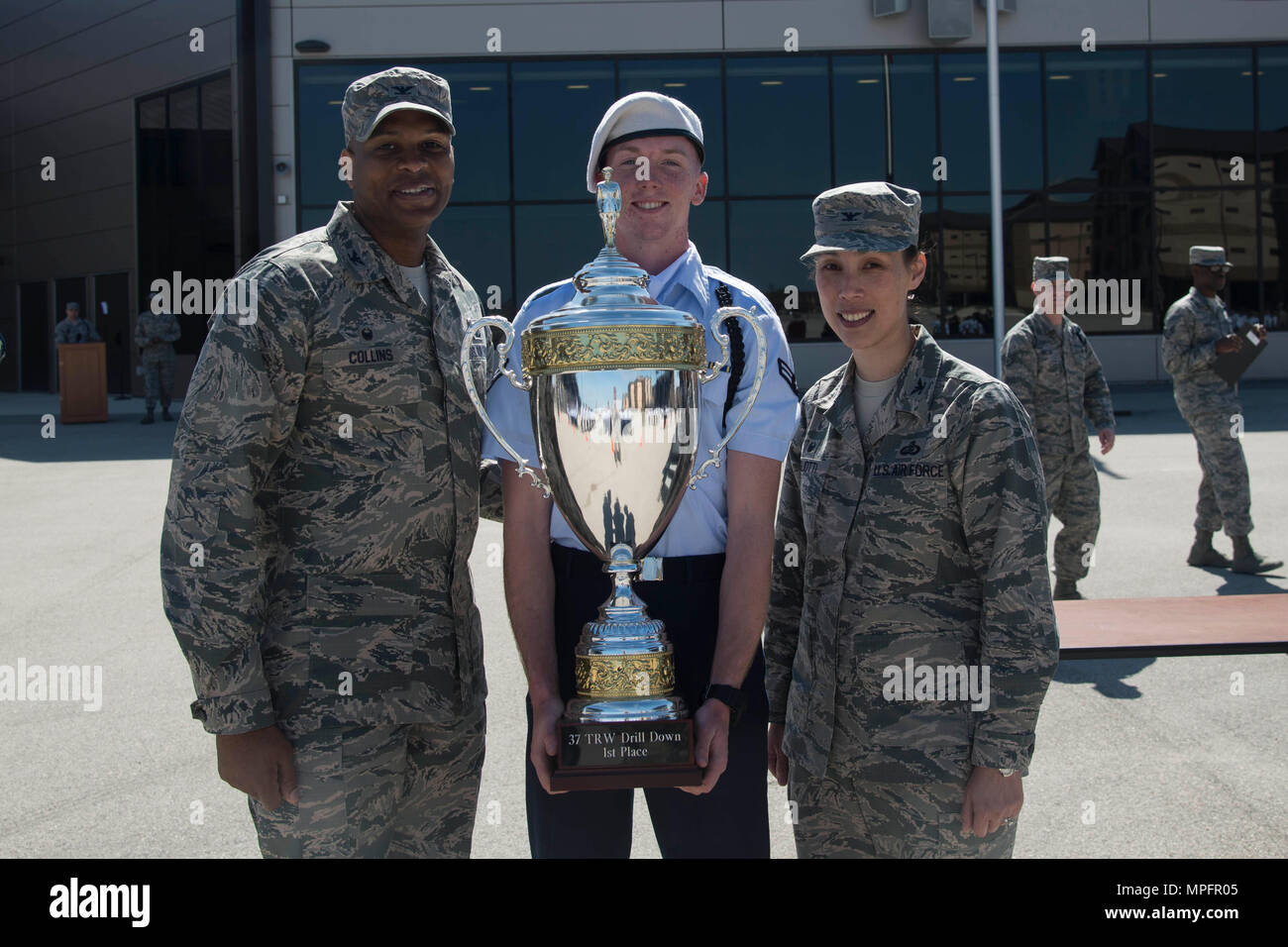 The trophy for first place in the 37th Training Wing Drill Down ...