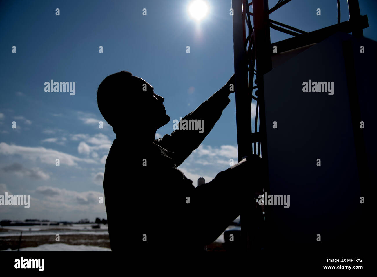 U.S. Air Force Airman 1st Class Christopher Blackwell, a 35th ...