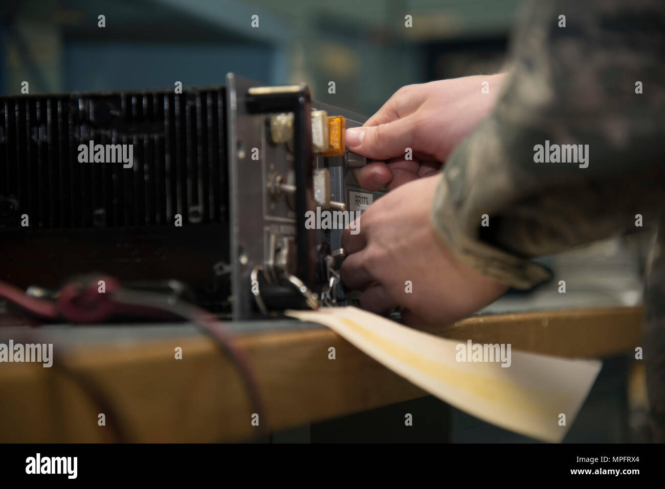 U.S. Air Force Airman 1st Class Tristan Blake, a 35th Operations ...