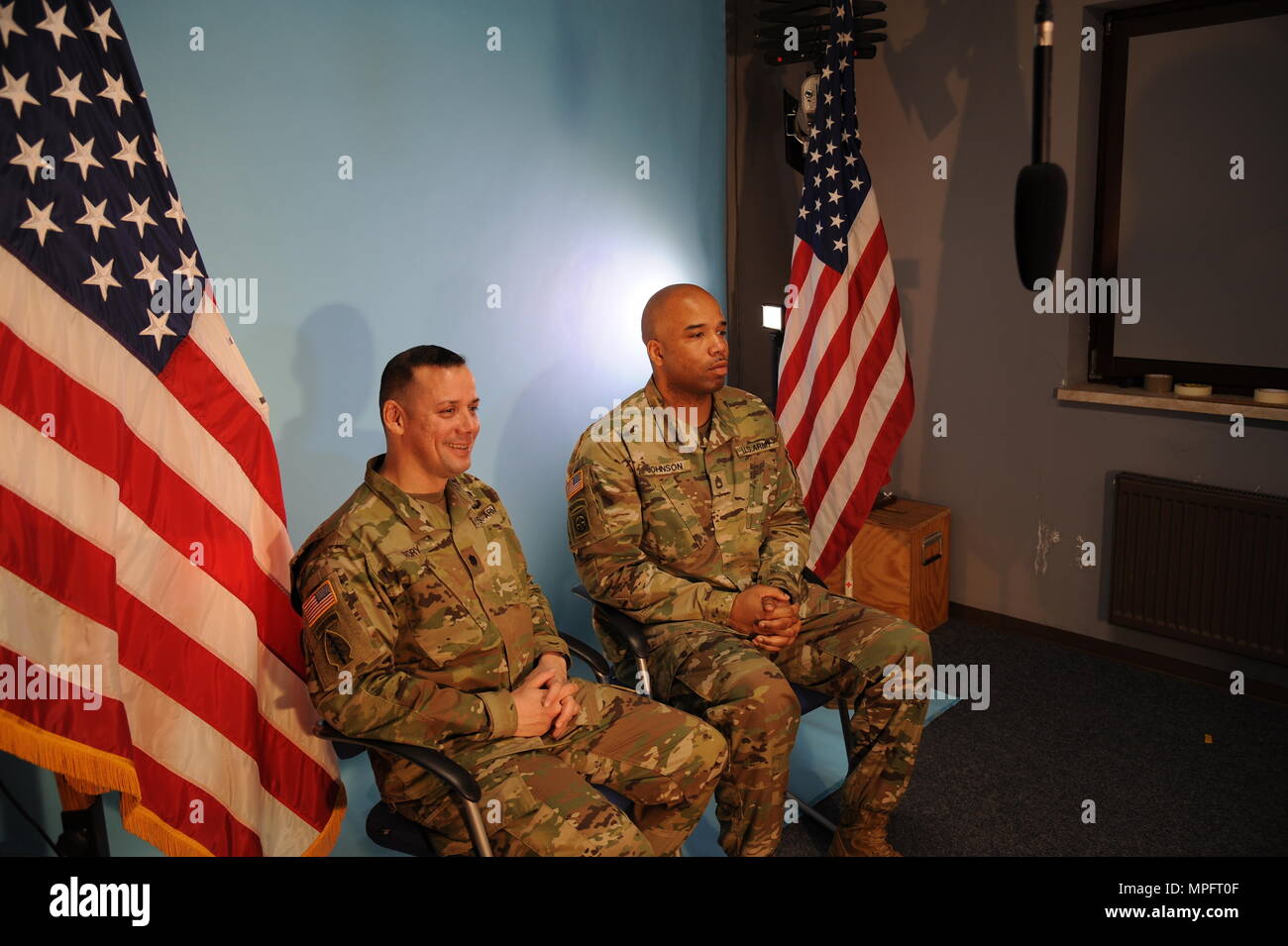 Picture show the making of a Video Message from the 71st Medical ...