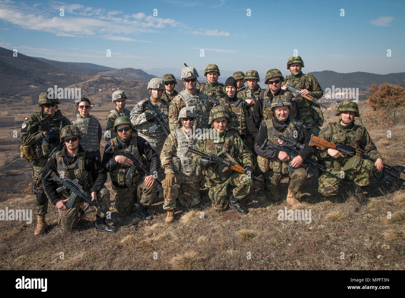 Multinational Battle Group – East Soldiers that included an element of ...
