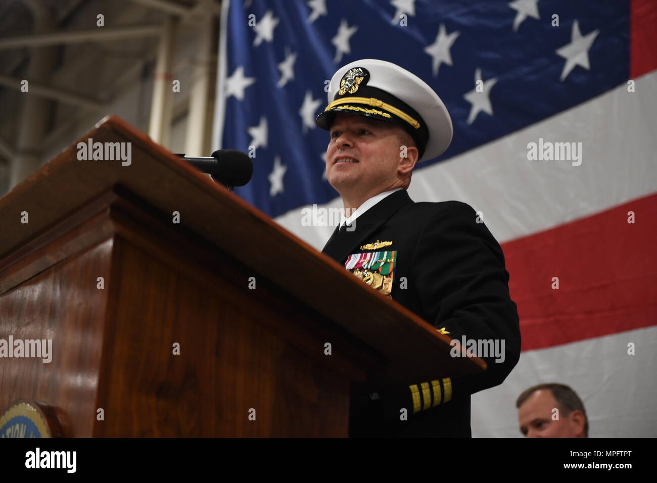 170310-N-GX781-170 NORFOLK, Va. (March 10, 2017) - Capt. Rich McDaniel ...