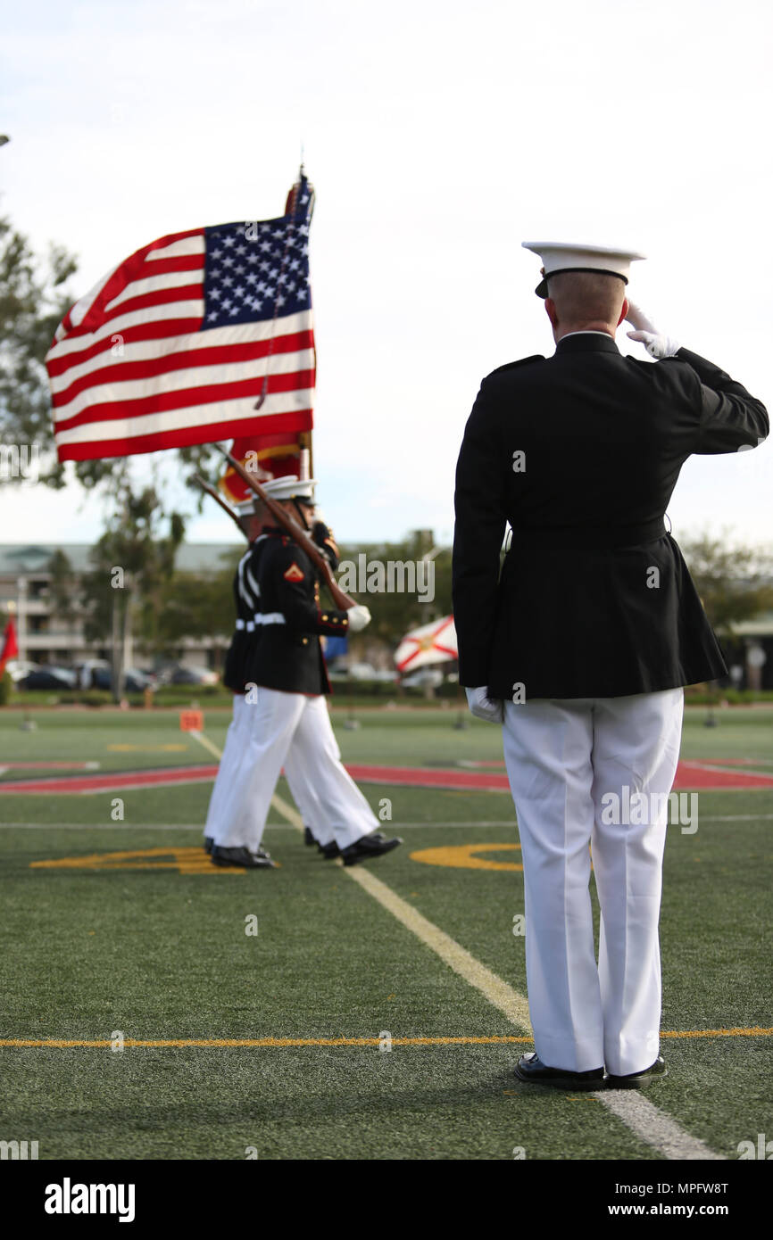 Col. Jason G. Woodworth, commanding officer of Marine Corps Air Station ...