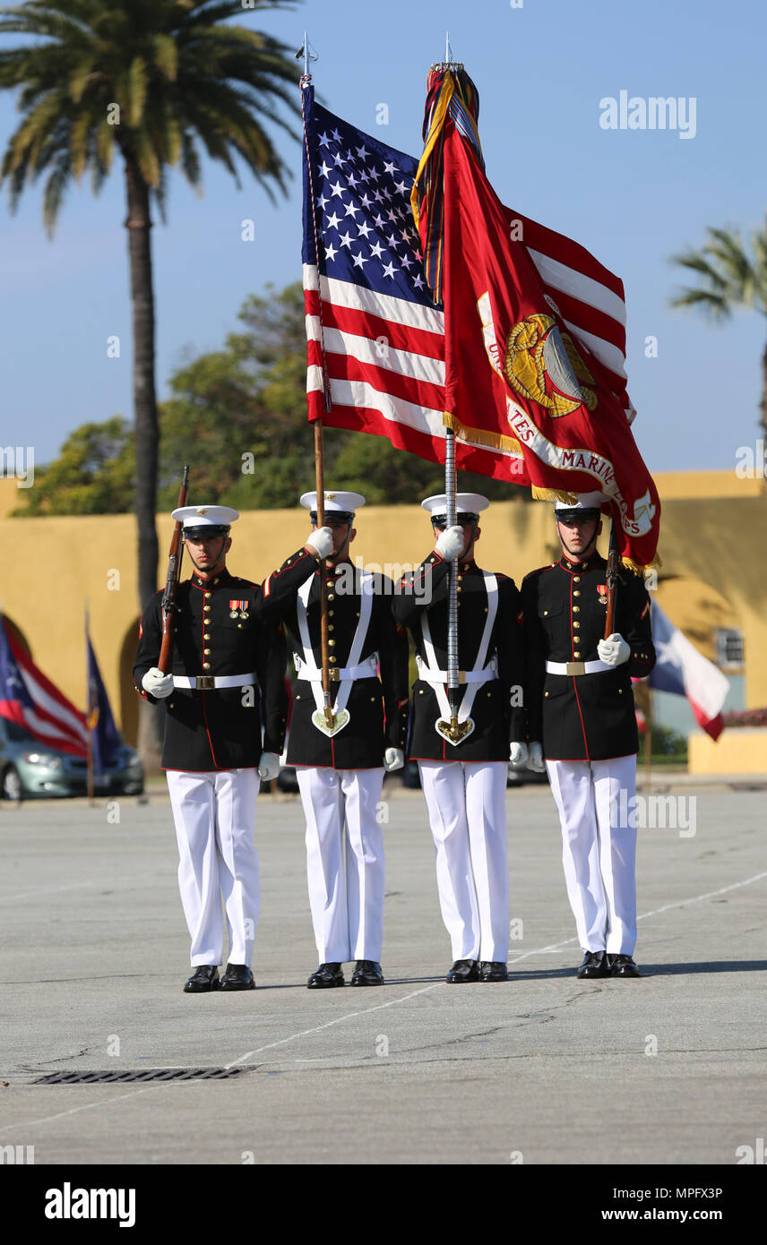 The U.S. Marine Corps Color Guard,Marine Barracks Washington D.C ...
