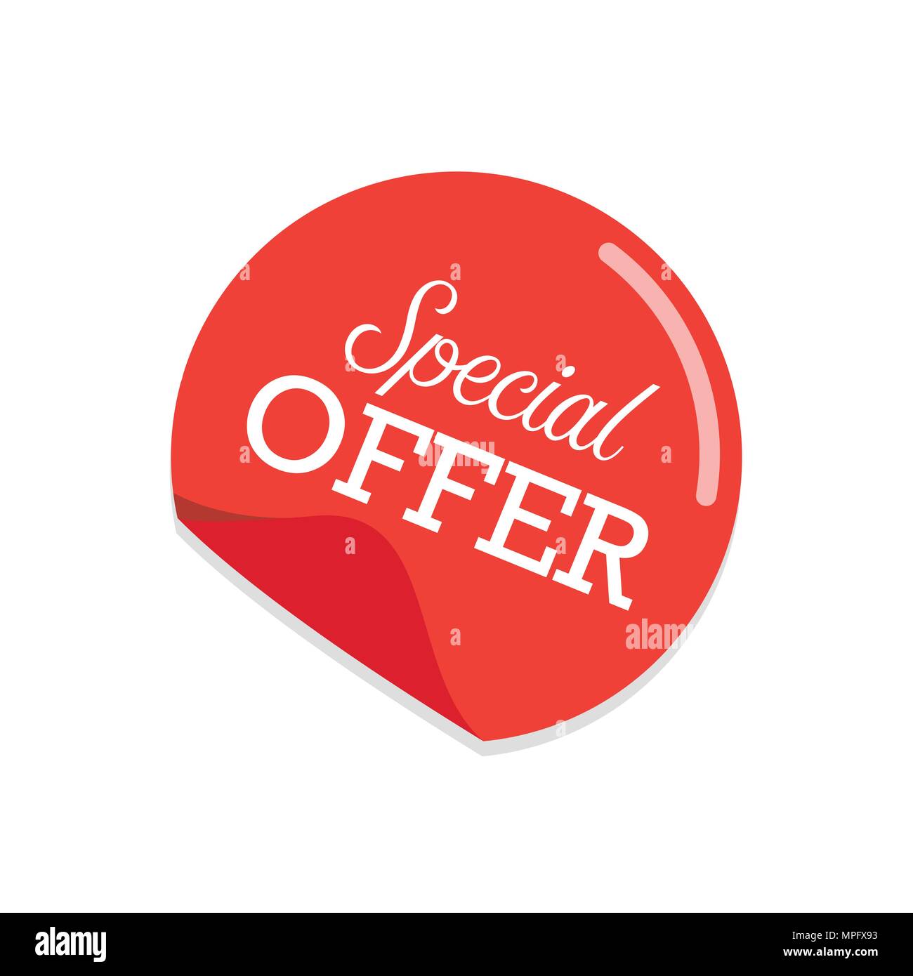 Special offer sticker. Vector illustration Stock Vector Image & Art - Alamy