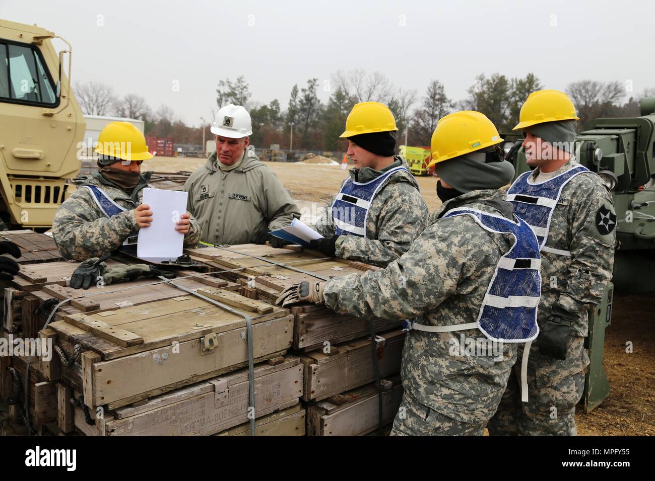 Students and instructors with the 13th Battalion, 100th Regiment’s ...