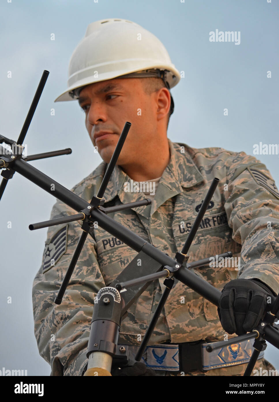 Tech. Sgt. Lui Puga, 439th Airlift Control Flight communications ...