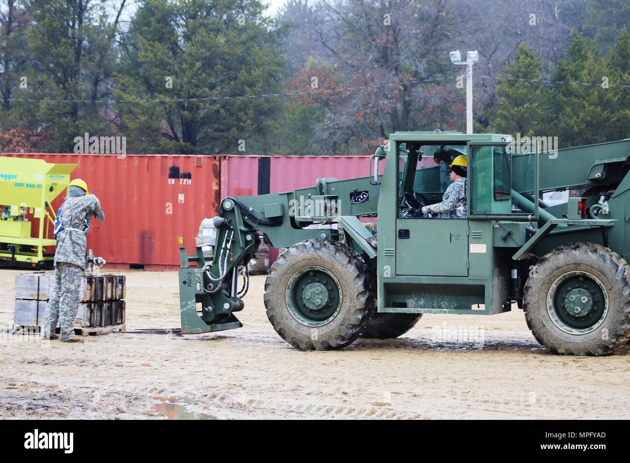 Students with the 13th Battalion, 100th Regiment’s 89B10 Ammunition ...
