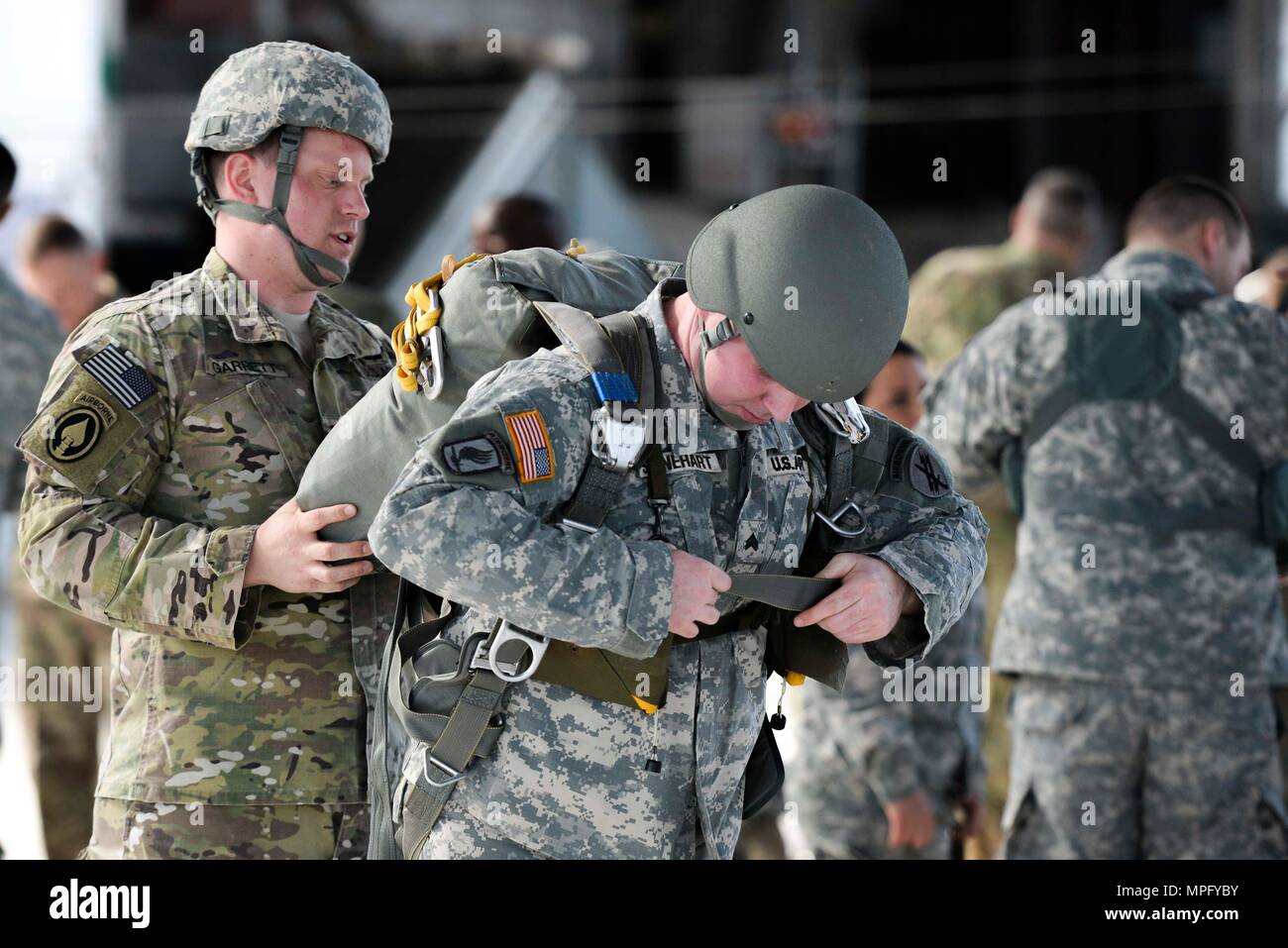 U.S. Army Reserve Capt. Camm Garrett, 412th Civil Affairs Battalion ...