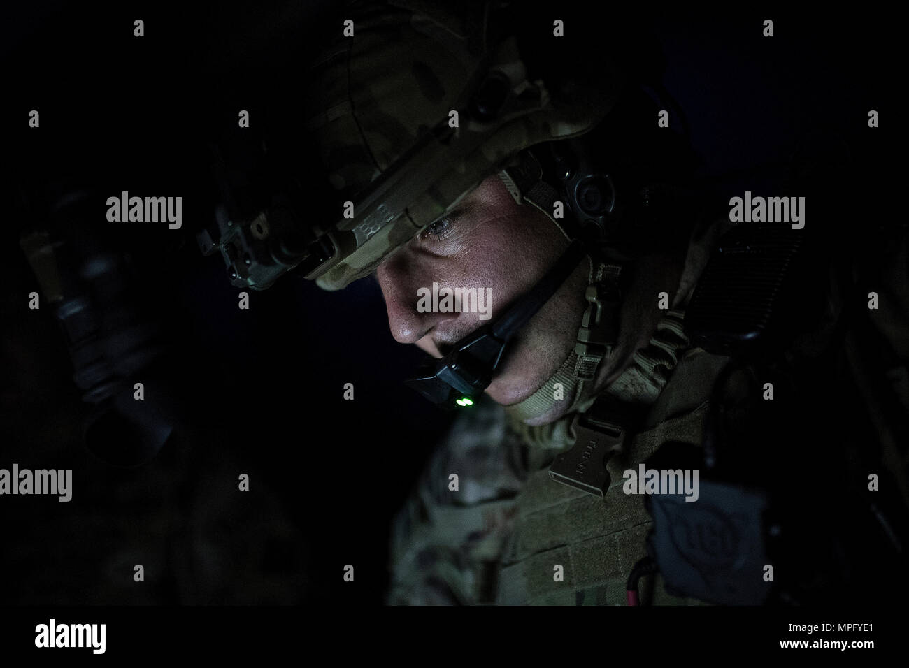 Staff Sgt. Kyle James, a tactical air control party Airman from the ...