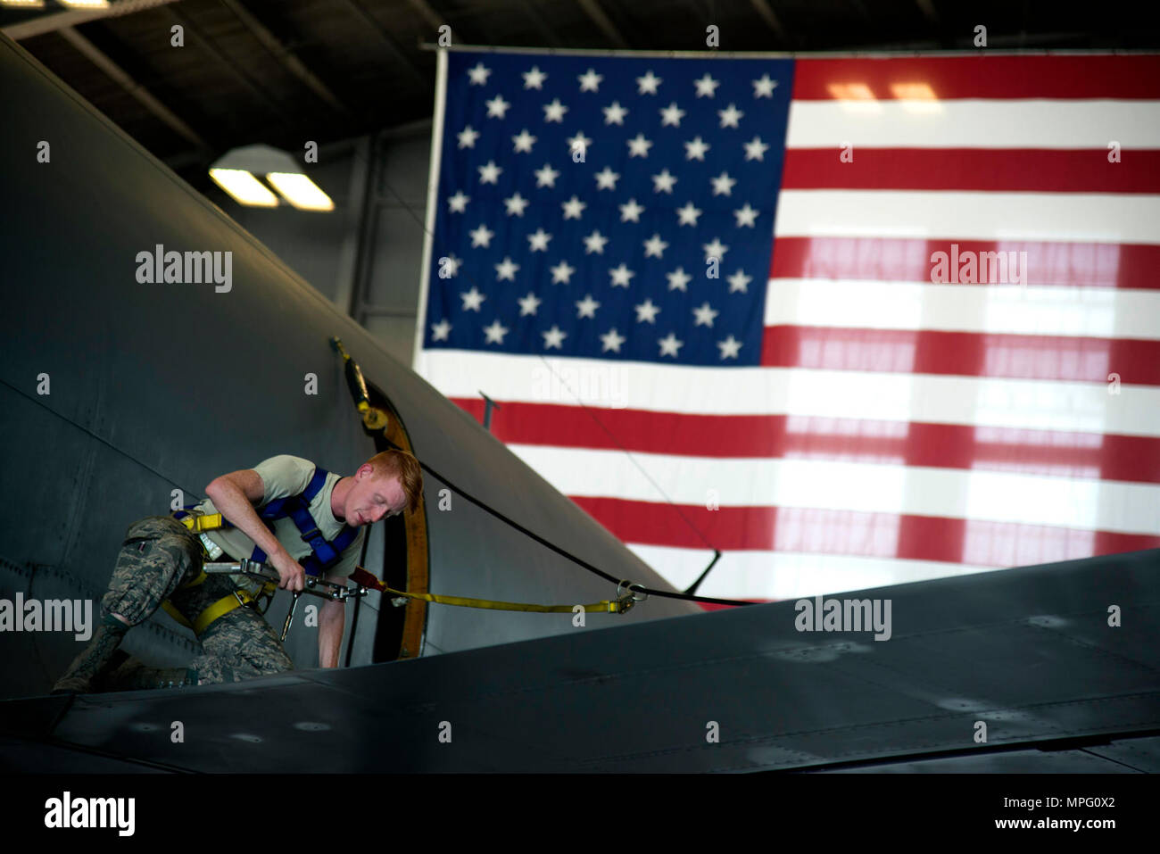 U.S. Air Force Staff Sgt. Robert Riddle, a refuel aircraft maintenance ...