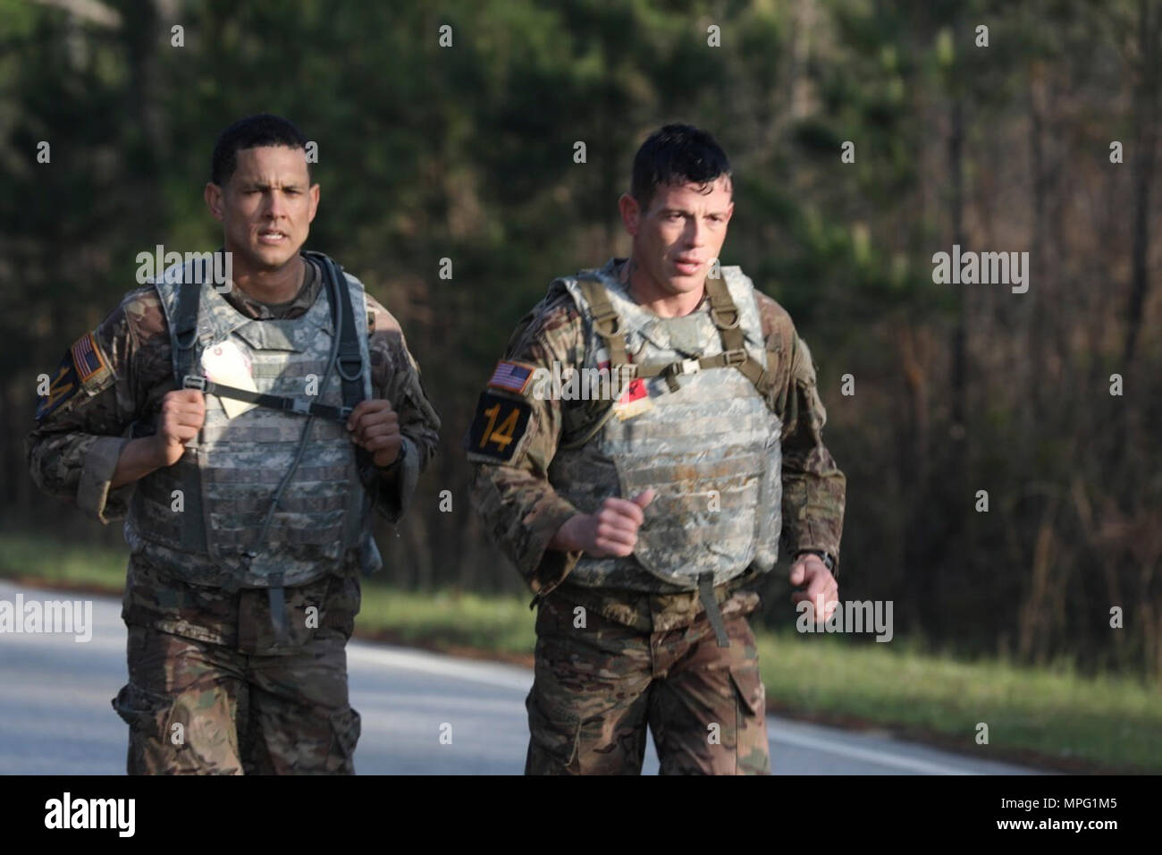 U.S. Army Rangers Staff Sgt. Carlos Mercado and Staff Sgt. Christopher ...