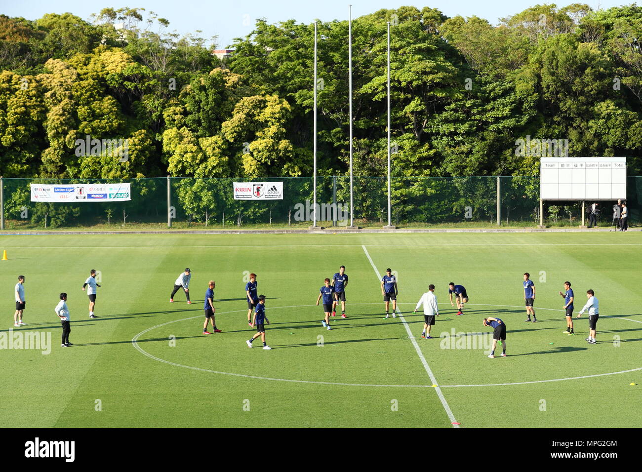 Frontier soccer field, Chiba, Japan. 22nd May, 2018. General view ...