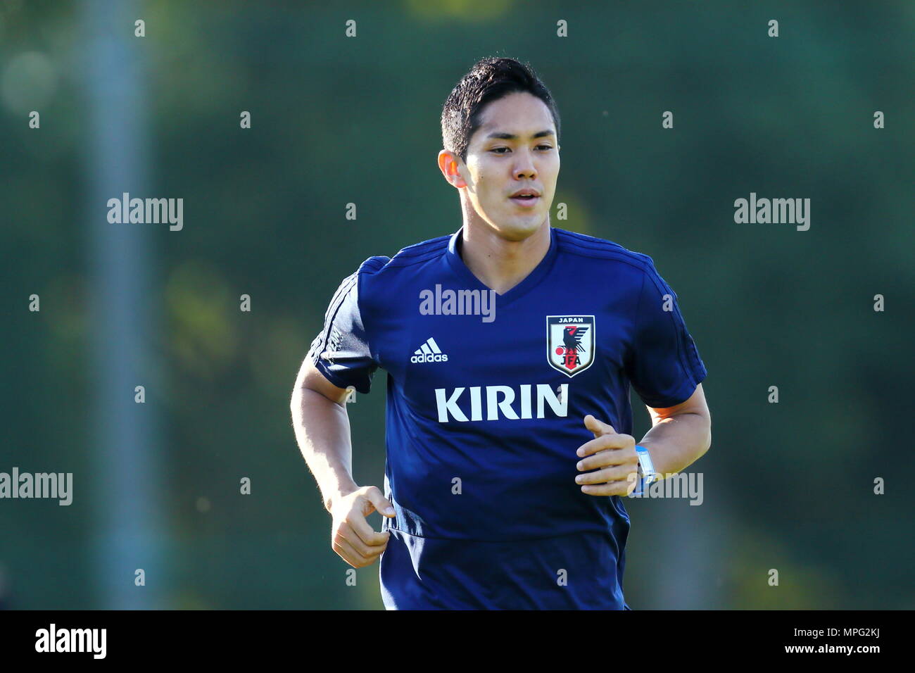 Frontier soccer field, Chiba, Japan. 22nd May, 2018. Ä/Yoshinori Muto (JPN) Football/Soccer ...