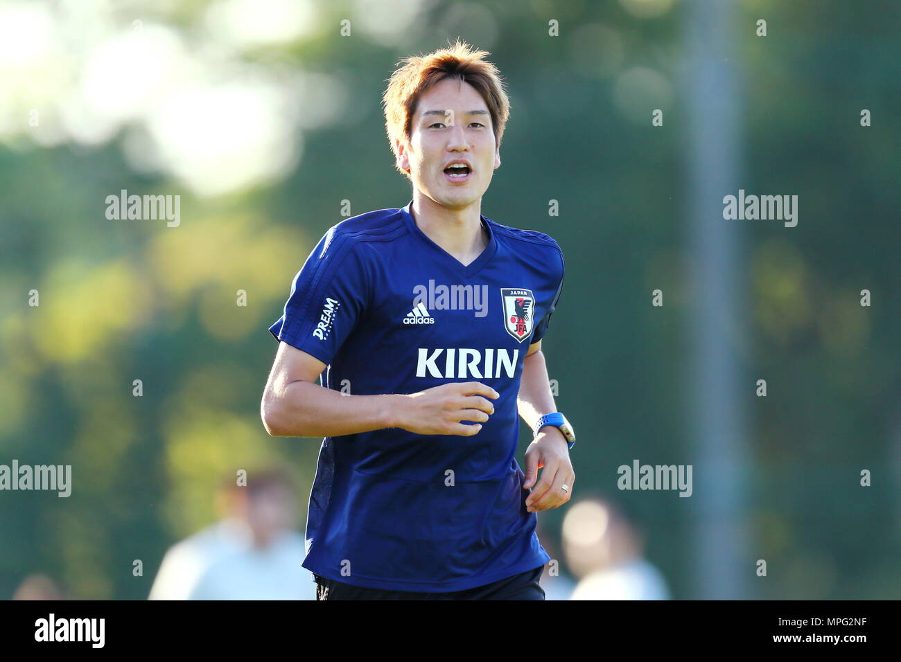 Frontier soccer field, Chiba, Japan. 22nd May, 2018. Genki Haraguchi (JPN) Football/Soccer ...