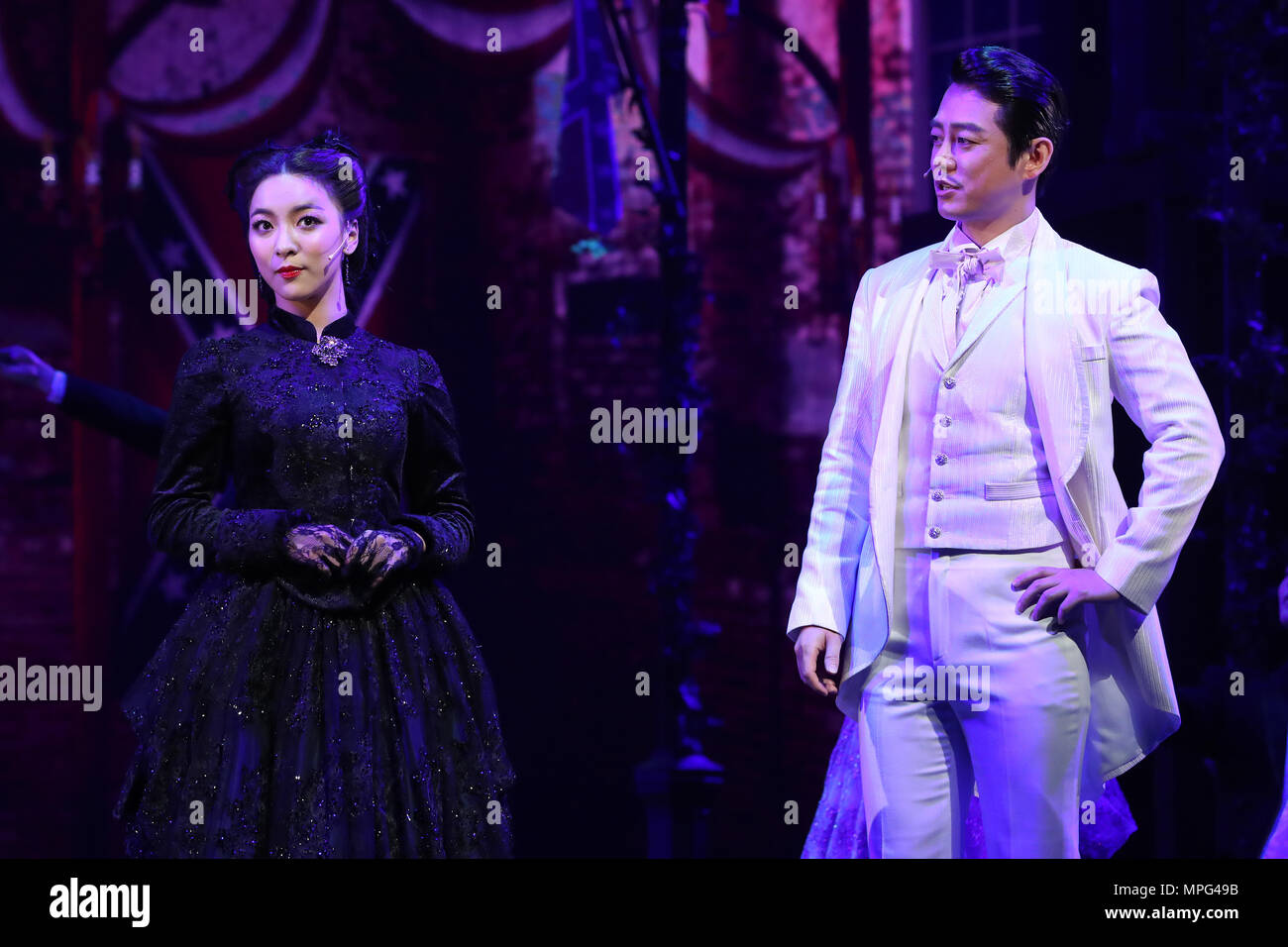 23rd May, 2018. S. Korean actress Luna and singer Tei South Korean ...