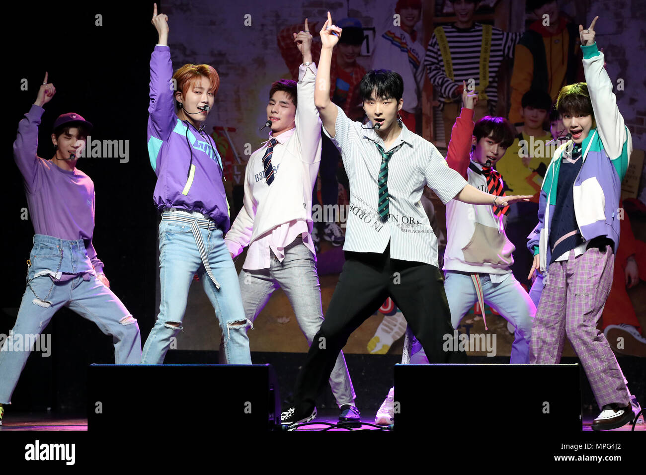 23rd May, 2018. S. Korean boy group TST South Korean boy group TST ...