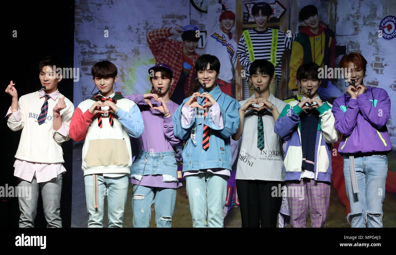 23rd May, 2018. S. Korean boy group TST South Korean boy group TST ...