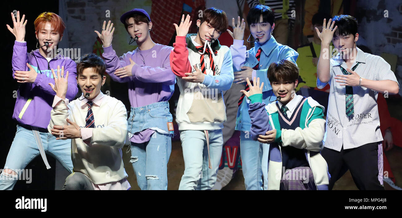 23rd May, 2018. S. Korean boy group TST South Korean boy group TST ...