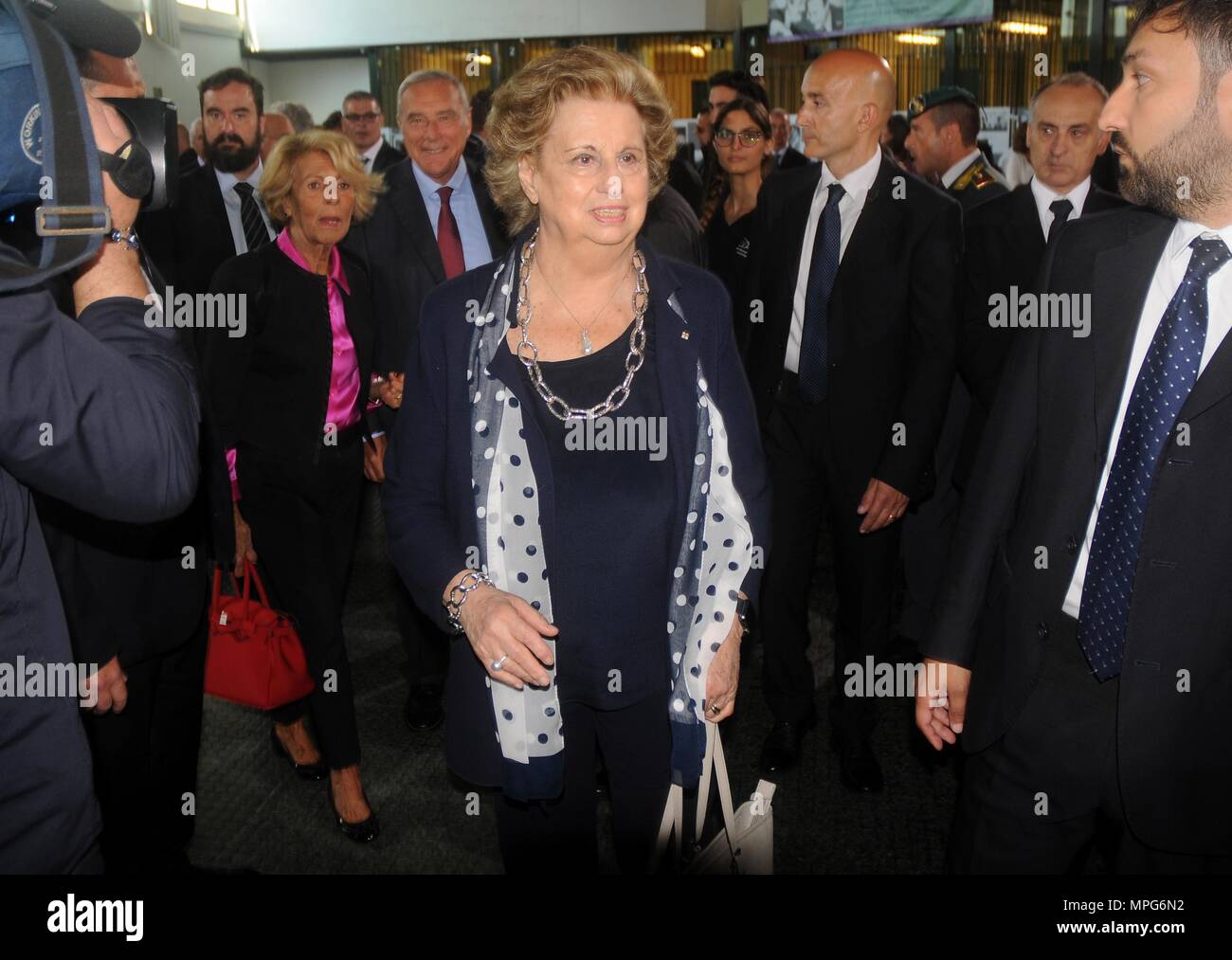 MANIFESTATION TO THE AULA BUNKER FOR THE COMMEMORATION STRAGE OF CAPACI ...