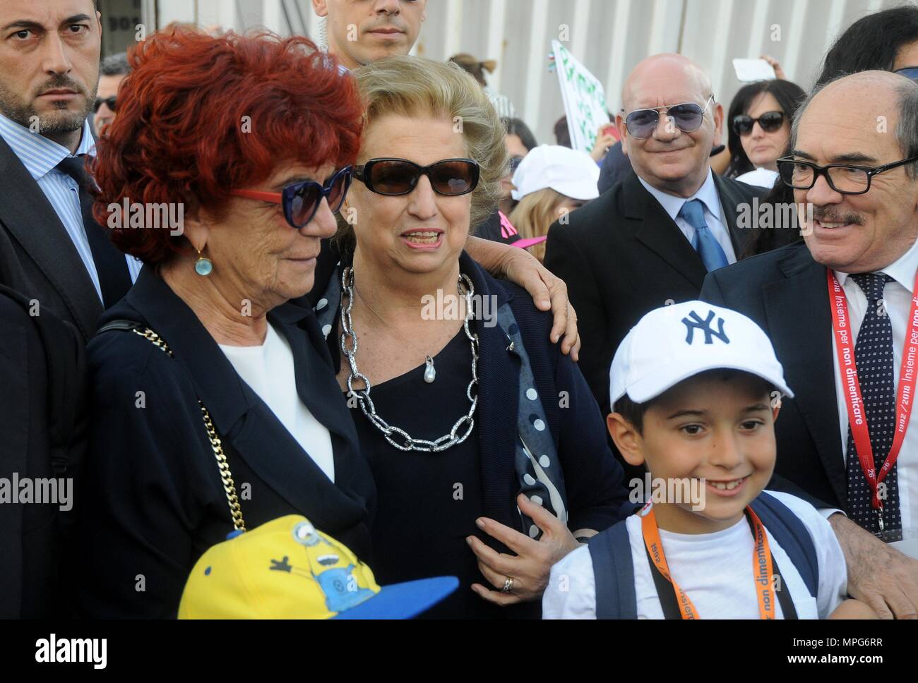 ARRIVAL OF THE SHIP OF LEGALITY FOR THE COMMEMORATION STRAGE OF CAPACI ...