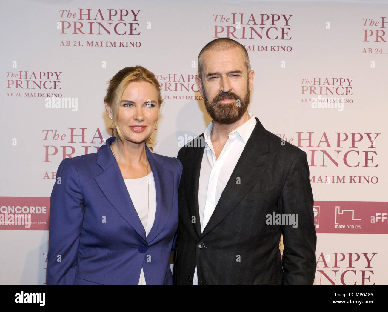23 May 2018, Germany, Munich: The British actor Rupert Everett and the ...