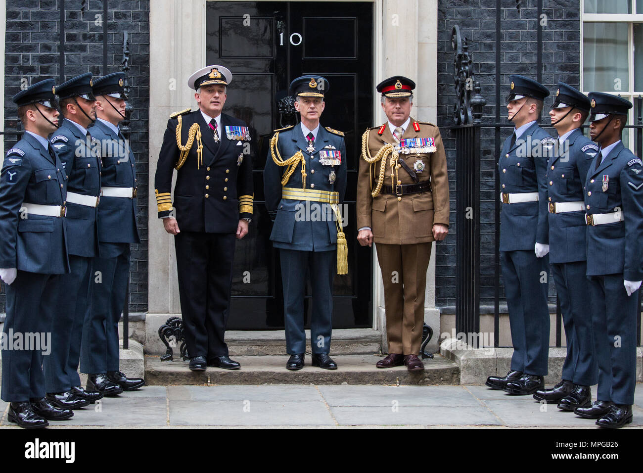 London, UK. 23rd May, 2018. Admiral Sir Philip Jones, Air Chief Marshal ...