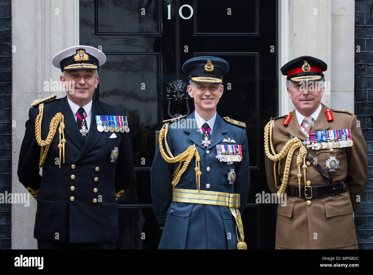 London, UK. 23rd May, 2018. Admiral Sir Philip Jones, Air Chief Marshal ...