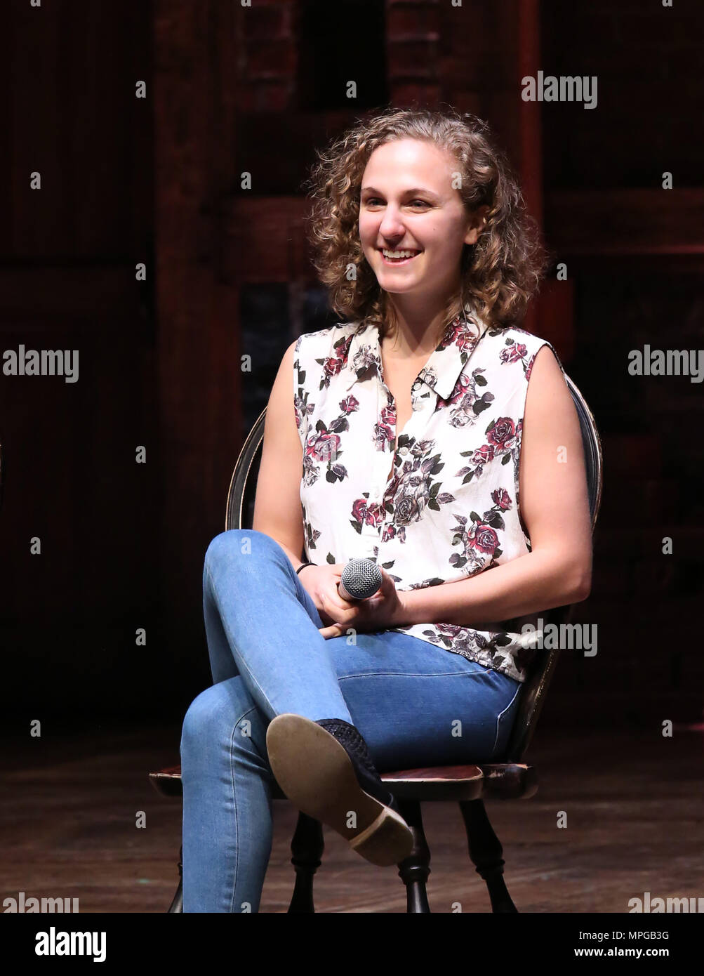 Hope Endrenyi during the an eduHAM Q & A panel with the cast of ...