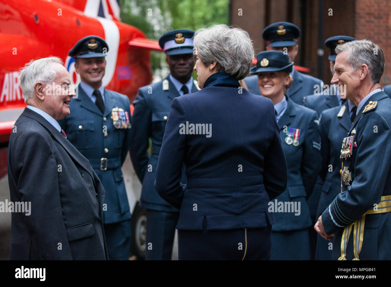 London, UK. 23rd May, 2018. Prime Minister Theresa May speaks to World ...