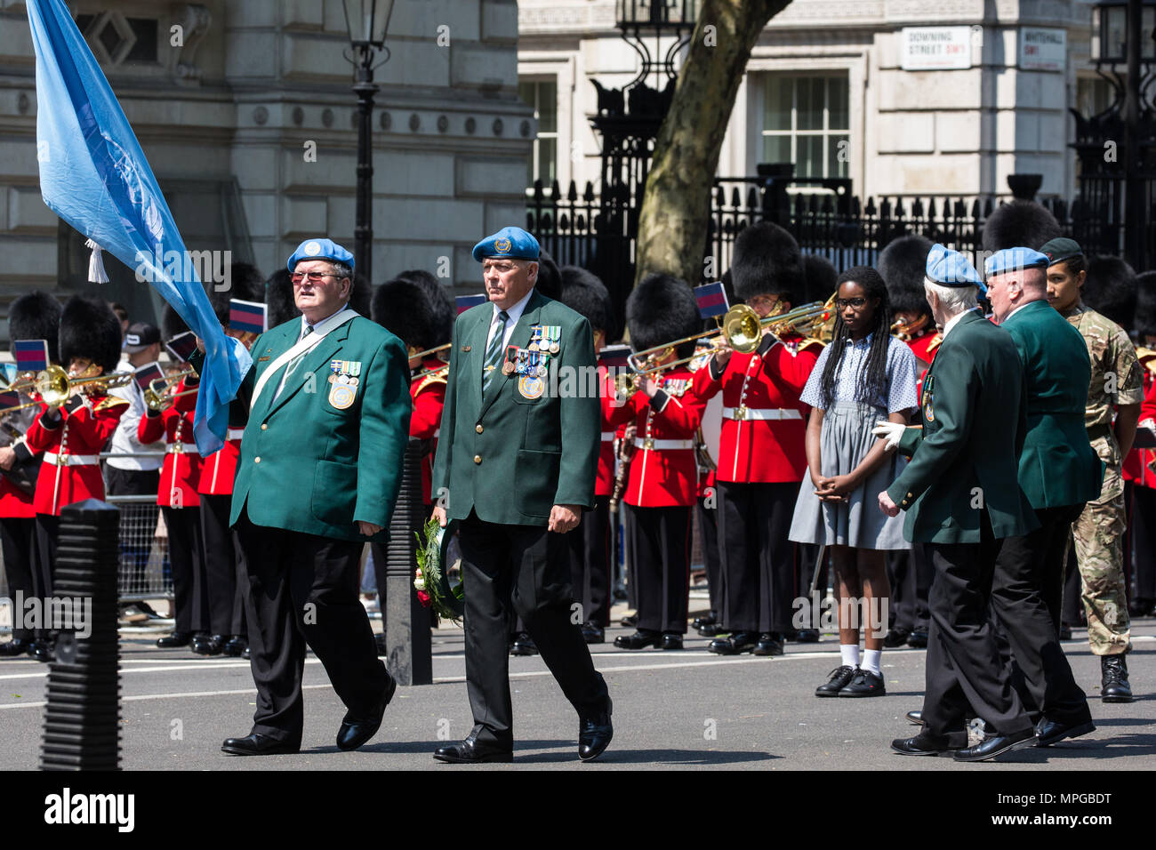 Memorial ceremony in remembrance of peacekeepers hi-res stock ...